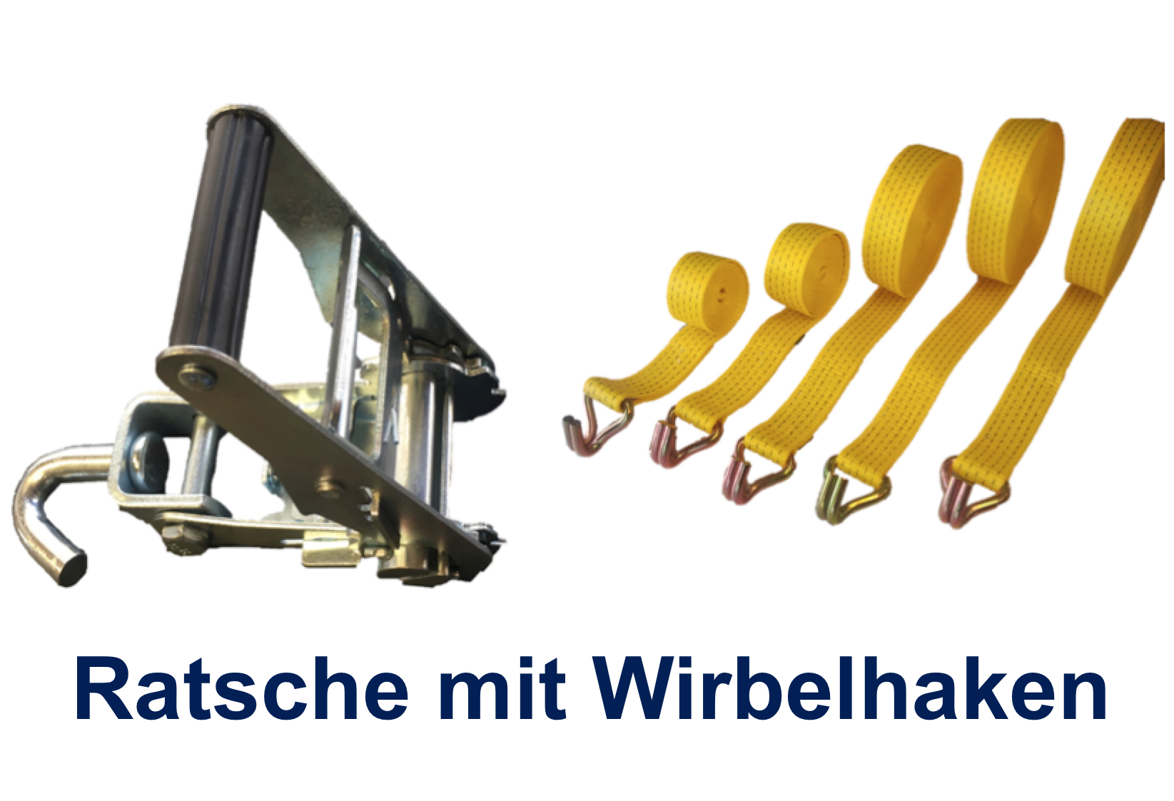 Ratsche mit Wirbelhaken 50mm | ladungssicherung-shop.de